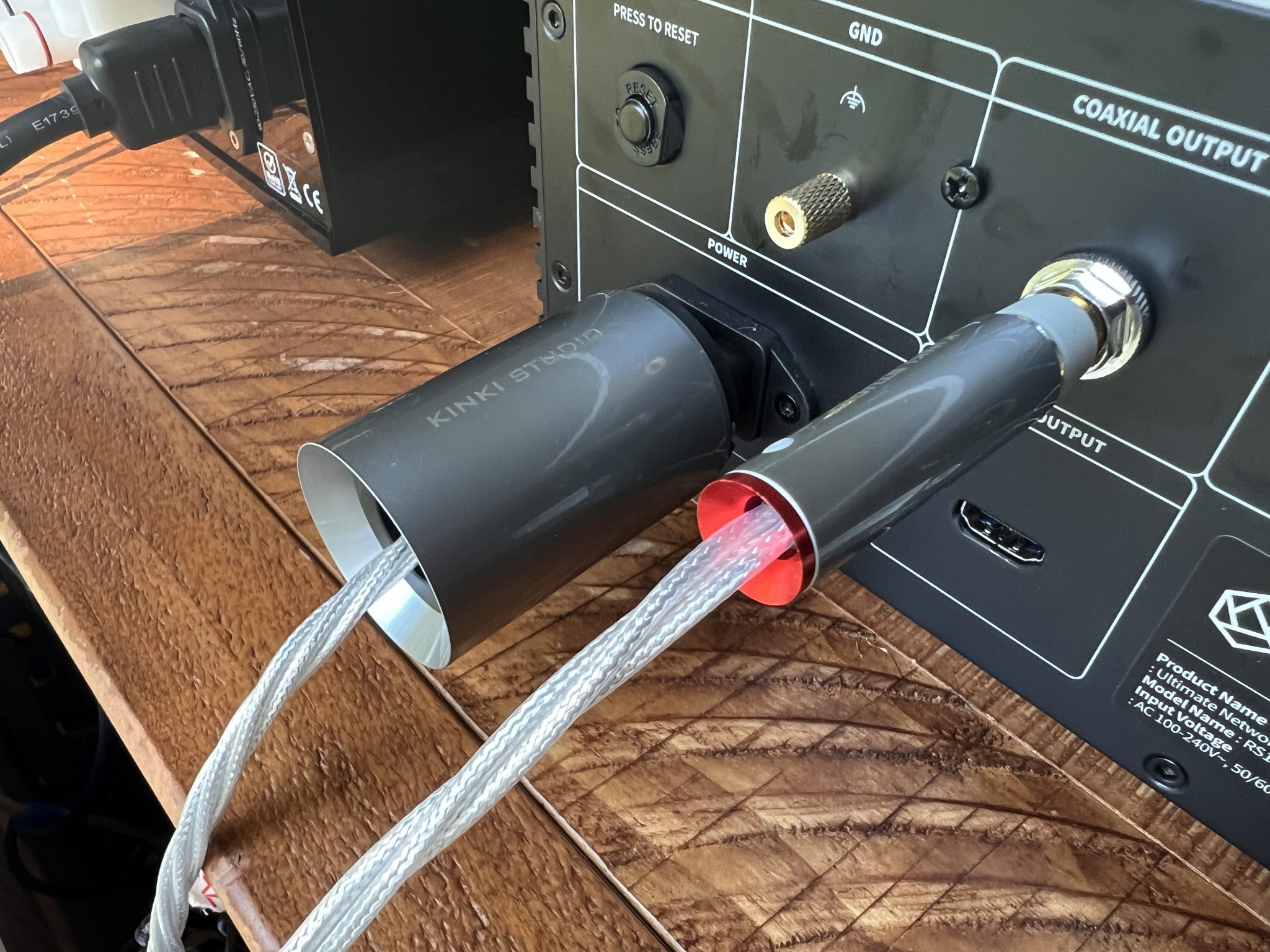 Kinki Studios Earth Cables for your HiFi are the REAL DEAL.